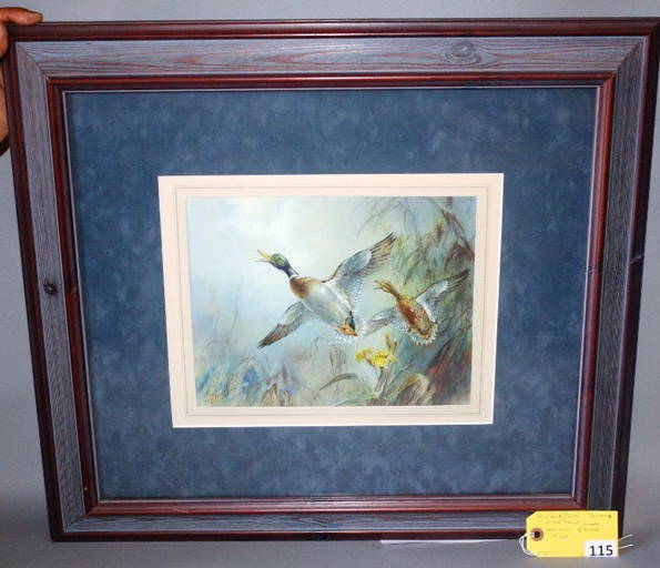 William E Powell Watercolor