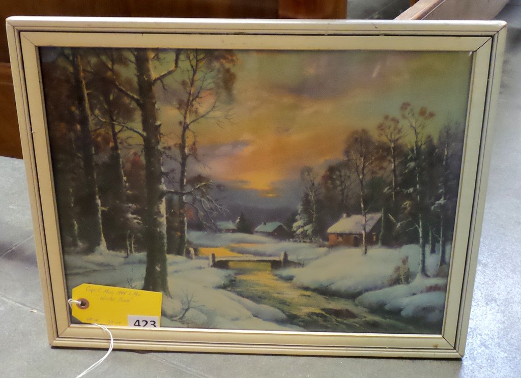 C. MOSS 1944 LITHOGRAPH