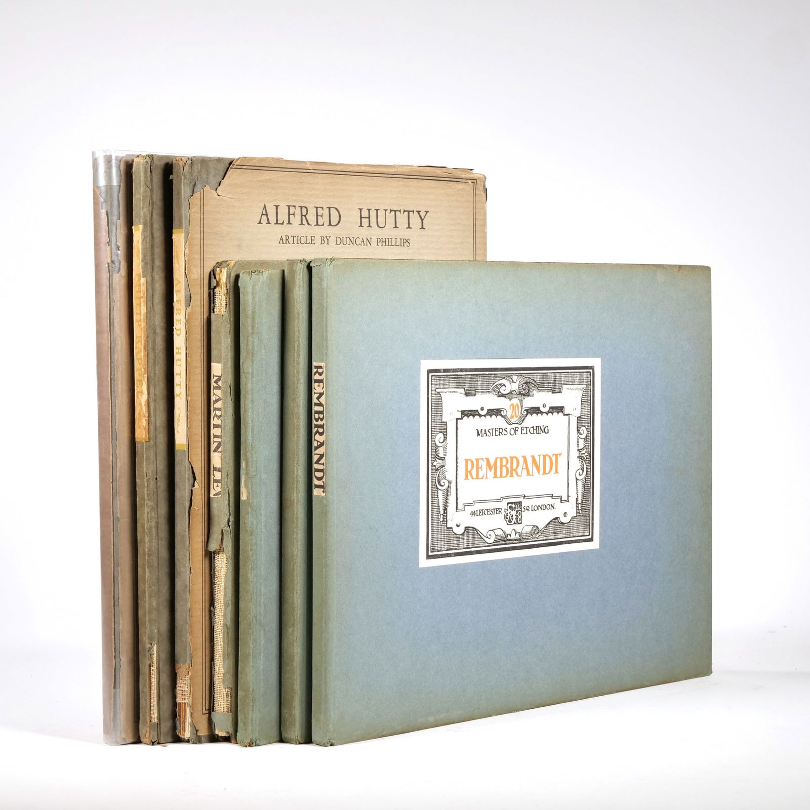 (7vol) Misc. Etching Reproduction Books Auction