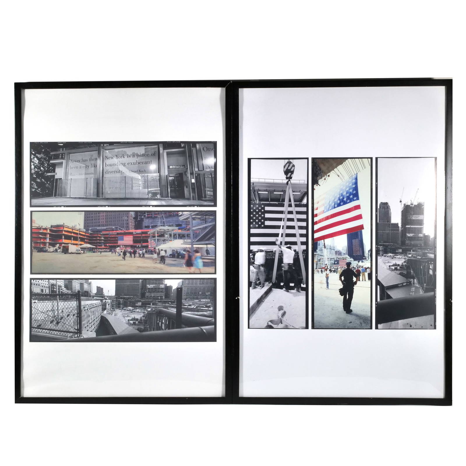 (2pc) Frank Ritter (american, 1947-2023) Triptych Photographs Auction