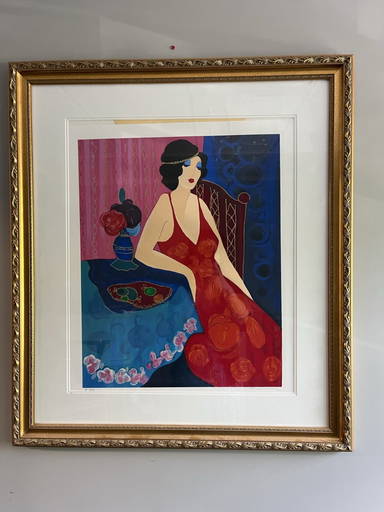 Itzchak Tarkay Signed, Framed & Numbered Serigraph