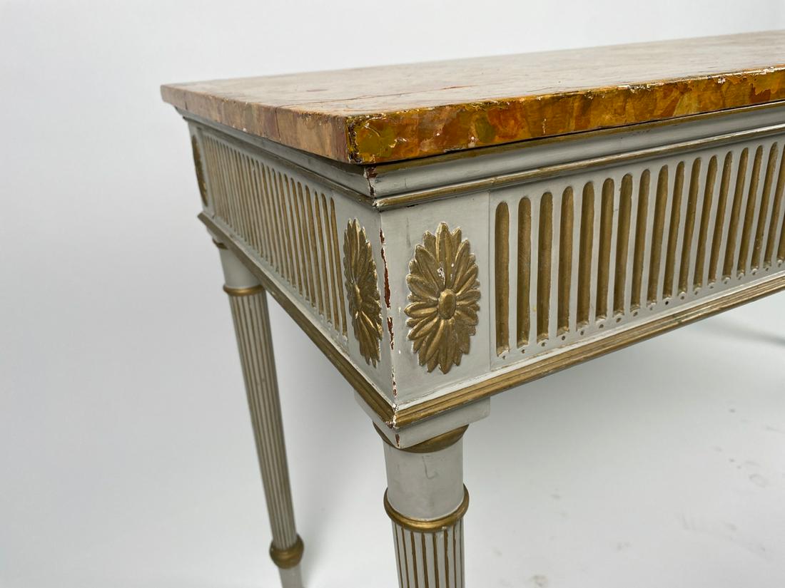 French Neoclassical Console Table Auction