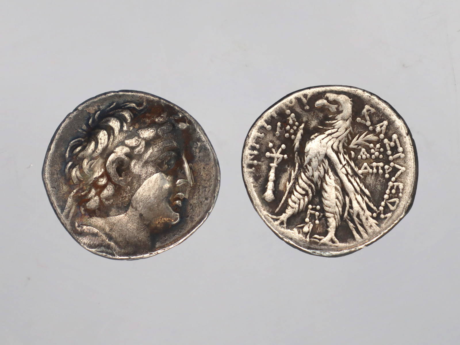 Tetradrachm Coin, Seleucid King Demetrius Ii Tyro Mint 125 Bc Asia ...