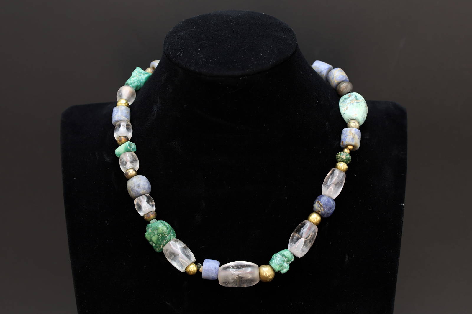 Rare, Ancient 14th C Ad Necklace, Precolumbian Inca Aymara Gemstone ...