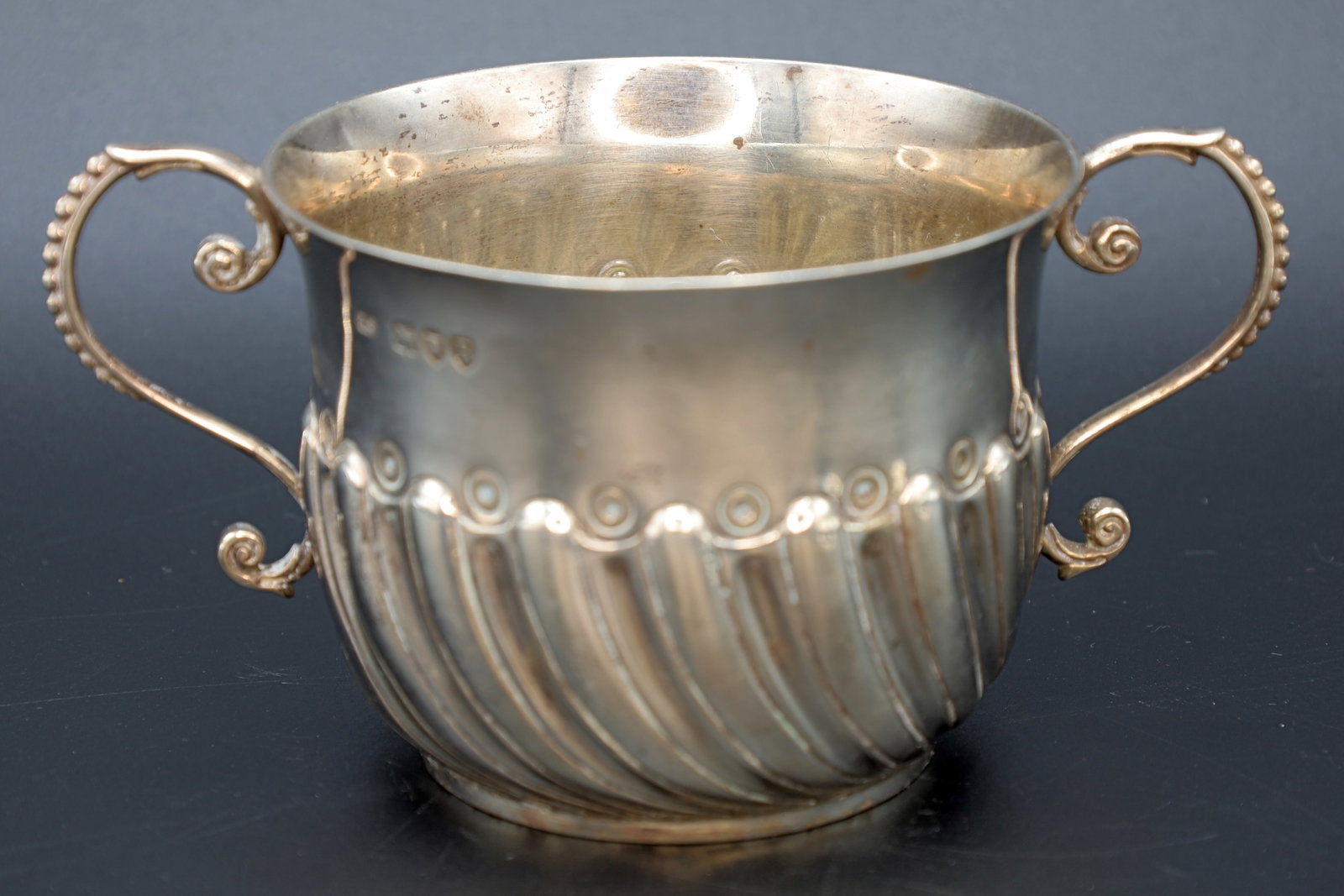 Antique 19th Centurry British Empire Sterling Silver Skyphos, Robert ...