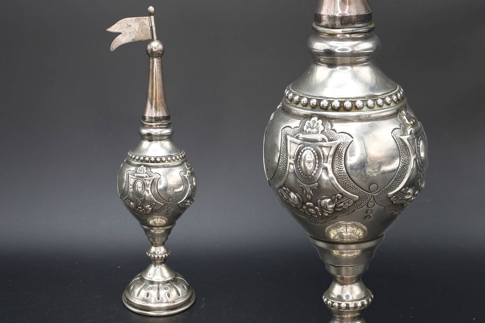 American Sterling Silver Spices Holder Tower, Besamim Container For ...