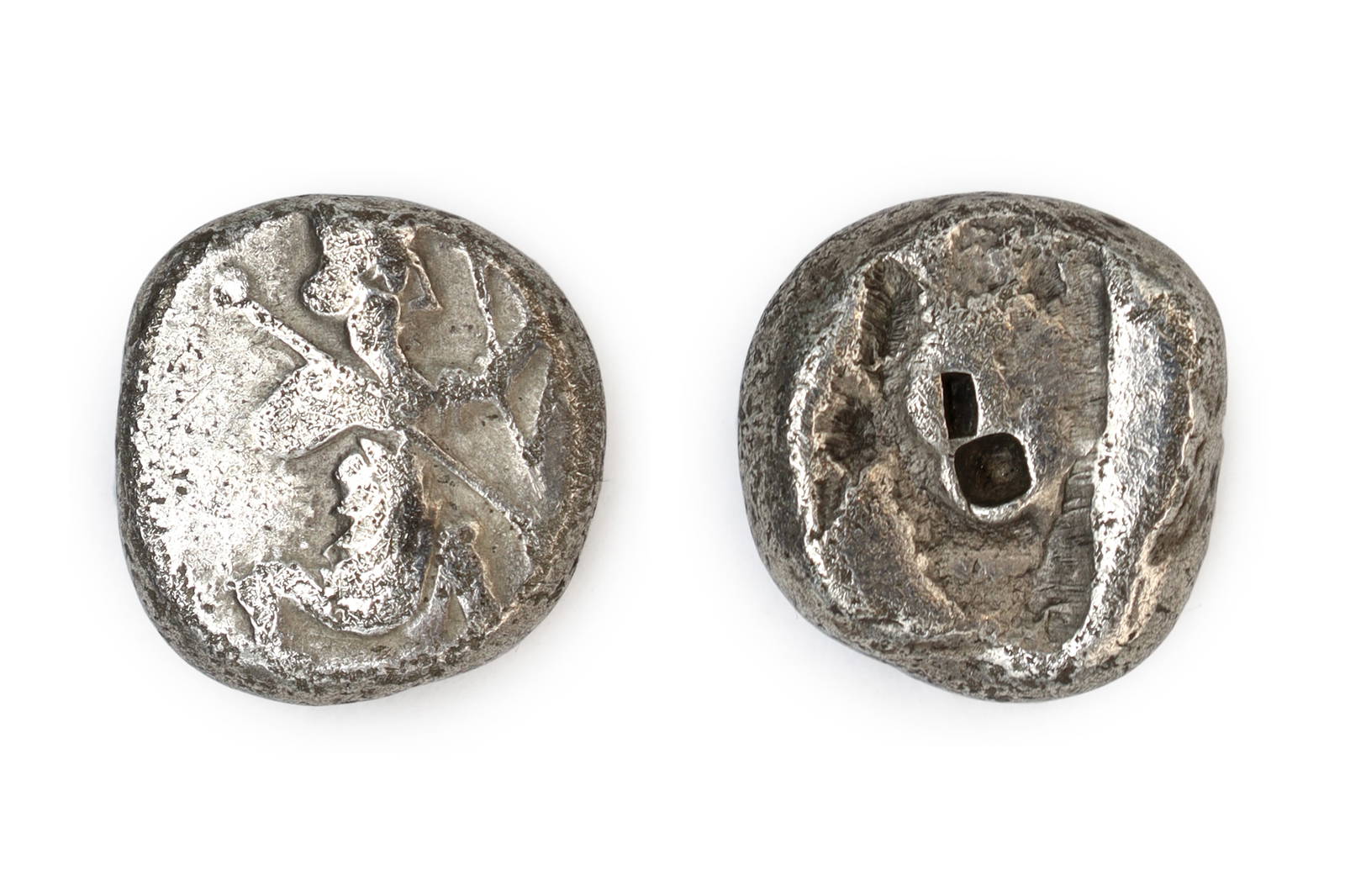 Silver Siglos Coin Punch, Ancient Achaemenid Empire 559 Bc To 330 Bc ...