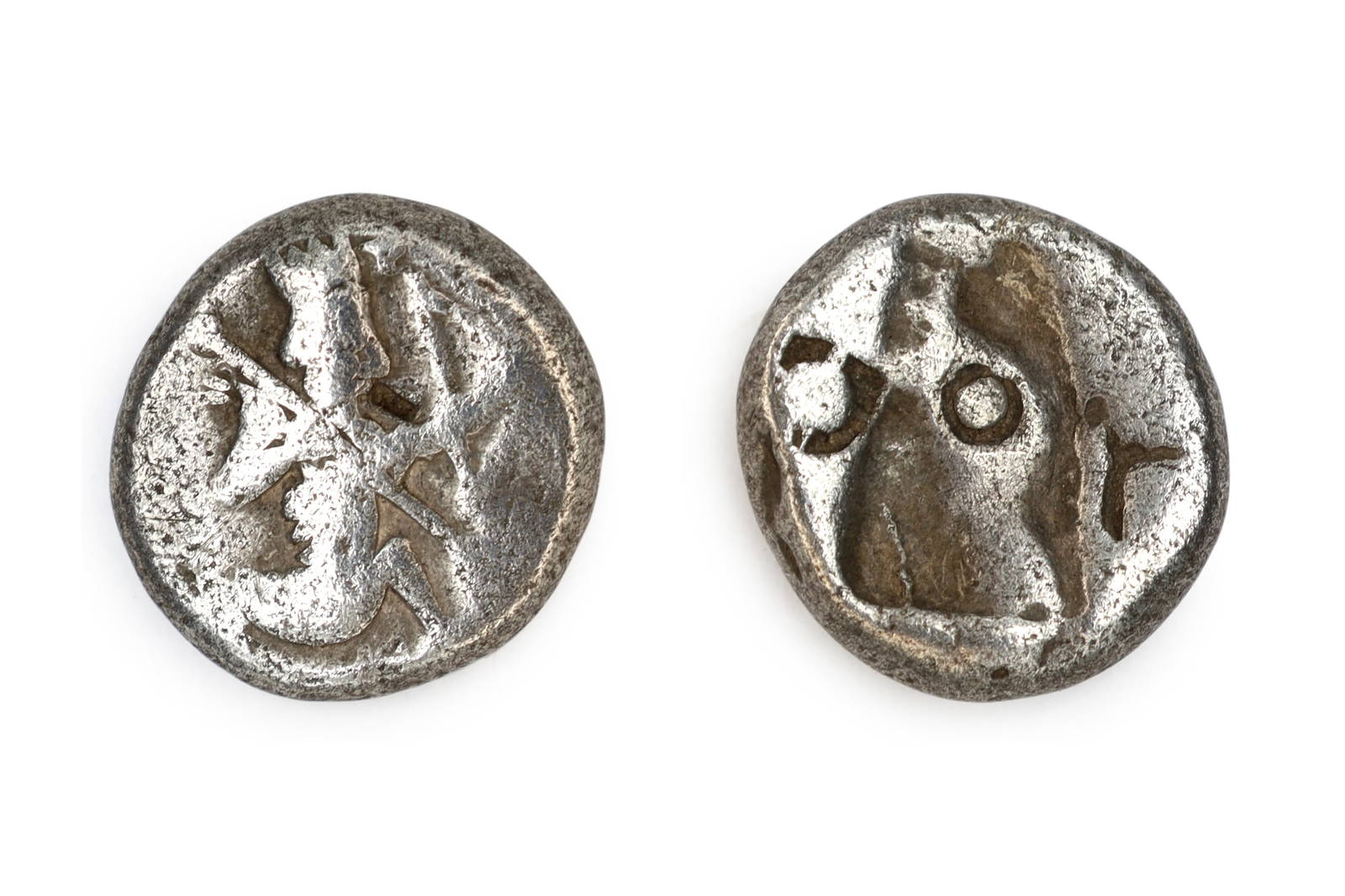 Silver Siglos Coin Punch, Ancient Achaemenid Empire 559 Bc To 330 Bc ...