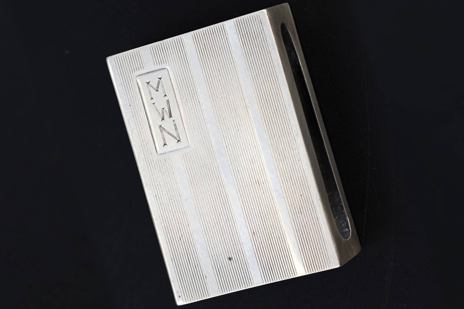 Sterling Silver Matchbox, A Match Case Cover With Wallace Hallmarks ...