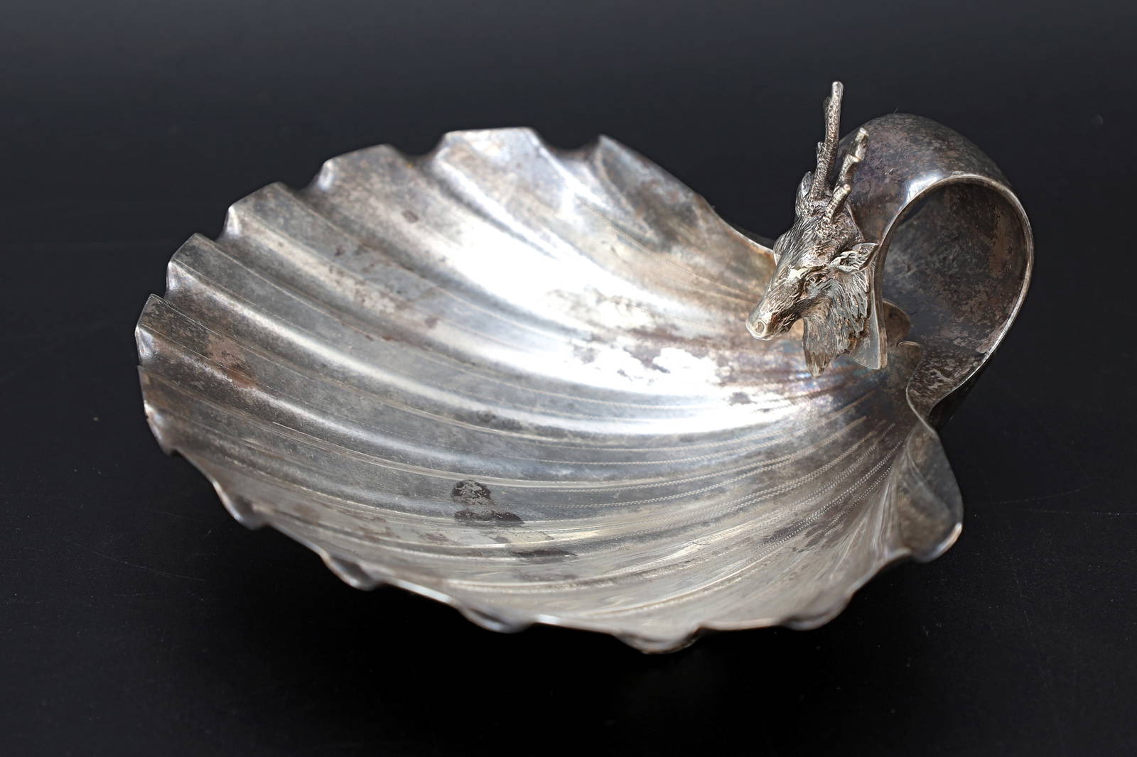 Buy Antique Late 19th Century Gorham Sterling Bowl, Seashell With Deer ...