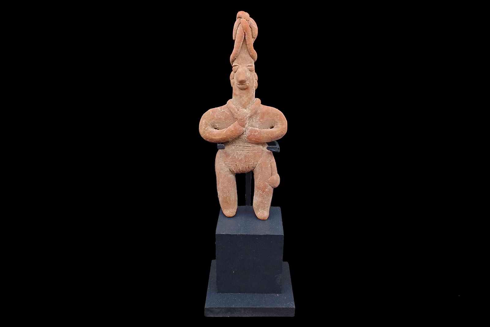 Buy Ancient Pre Columbian Colima Pottery Standing Warrior Figure, Full ...