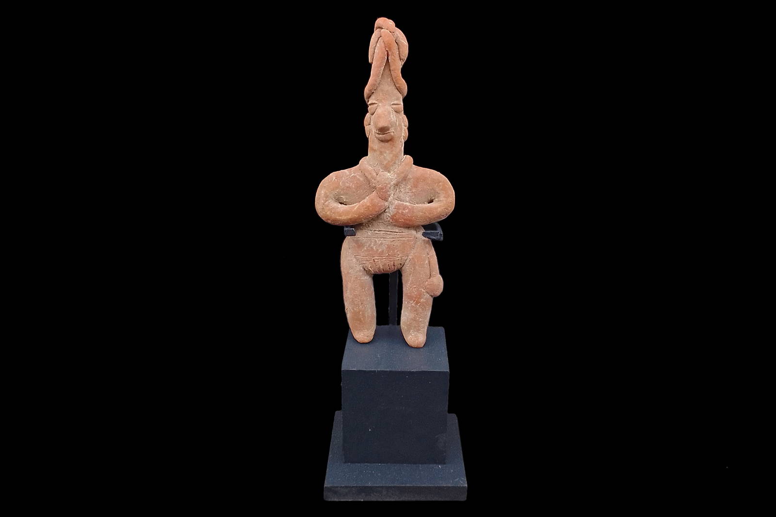 Buy Ancient Pre Columbian Colima Pottery Standing Warrior Figure, Full ...