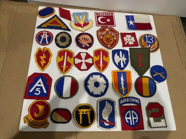 30 Good Wwii Patches Including A Couple Of Hard To Find Examples