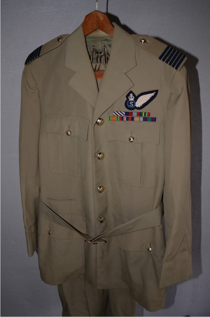 Australian Raaf Uniform To Ww2 And Possibly Borneo Veteran. Auction