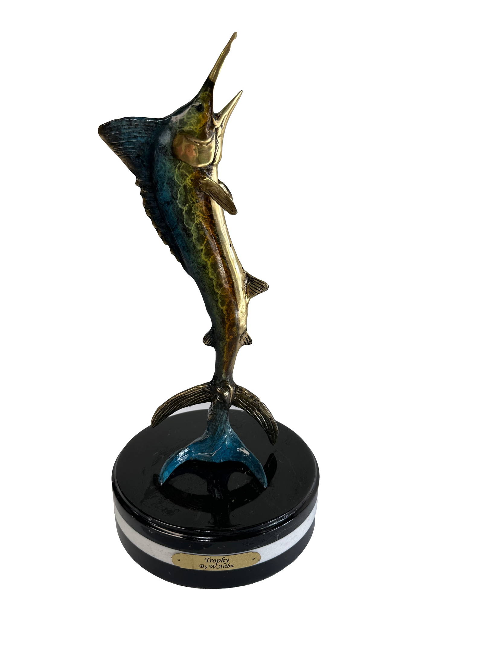"trophy" Bronze Marlin Statue Auction