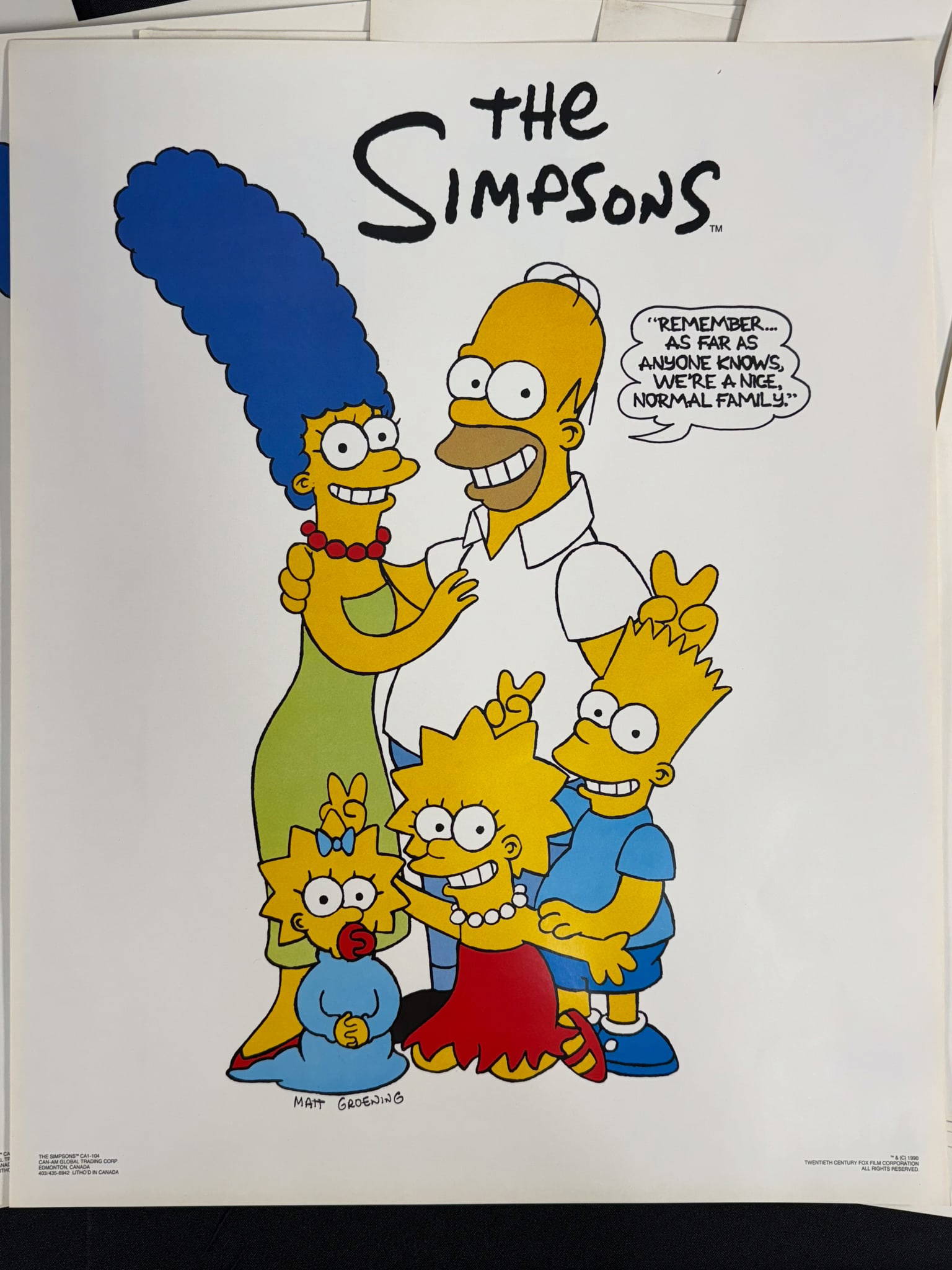 Buy "the Simpsons" Official Posters X10 | Williamson Auction Gallery In Fl