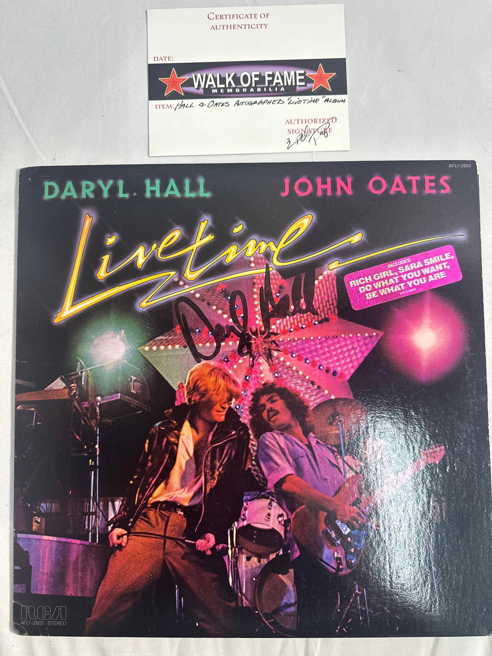 Buy Live Time By Daryl Hall & John Oates – Autographed | Williamson ...