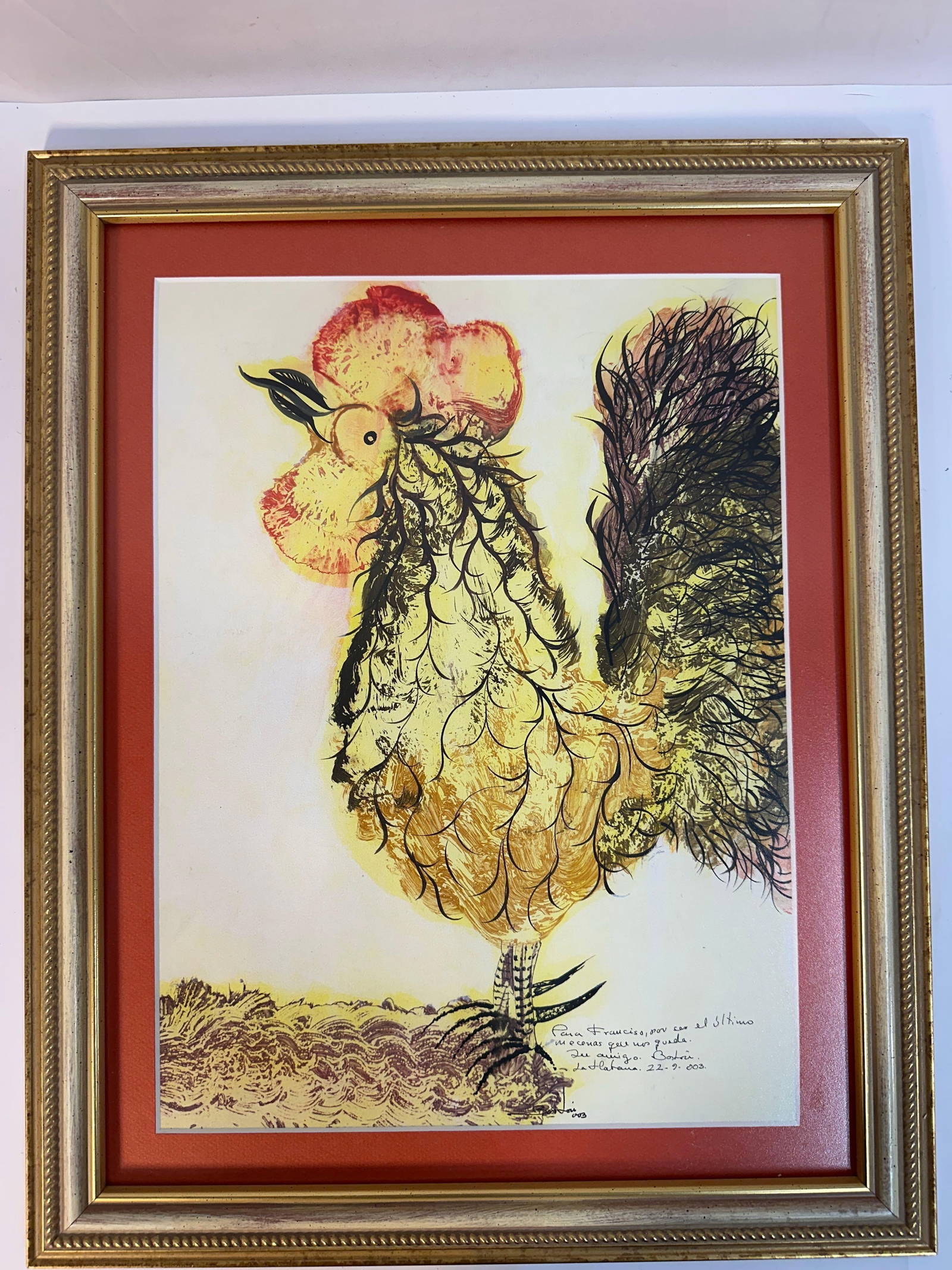 Edel Bordon (cuban) Mixed Media Auction