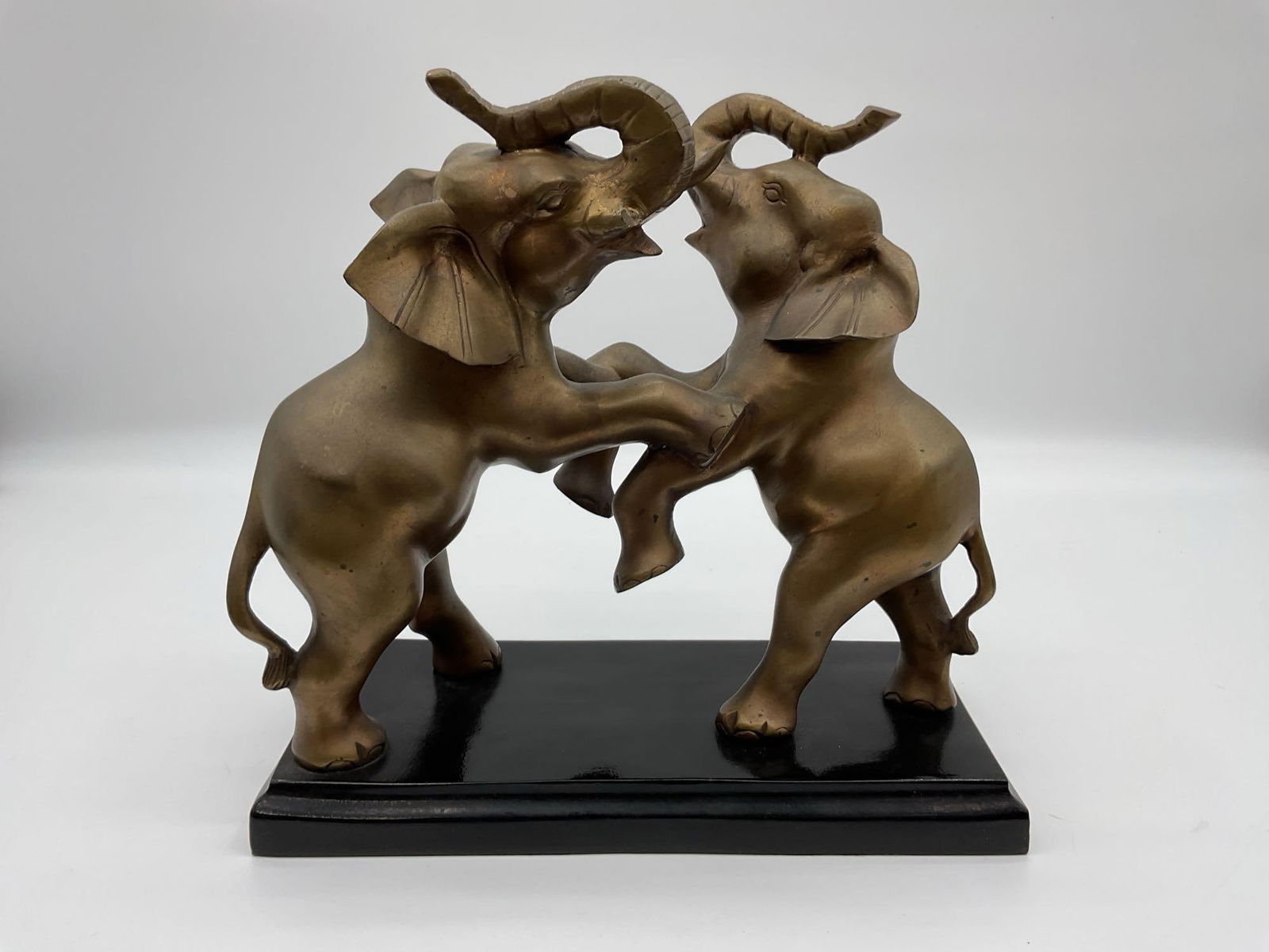 Dancing Elephants Bronze Sculpture Auction