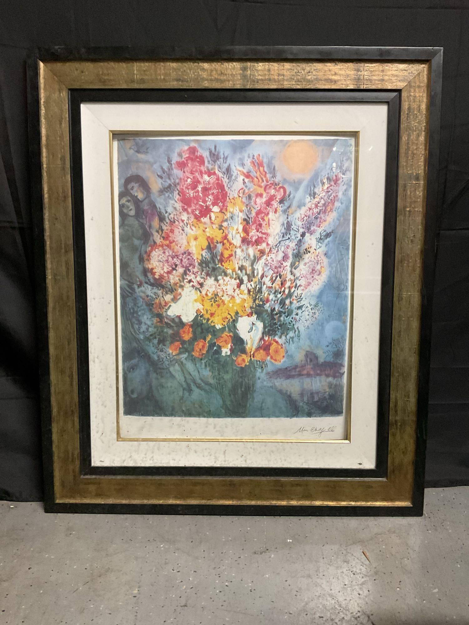 Blue Bouquet By Marc Chagall (after) - Jul 13, 2025 | Williamson ...