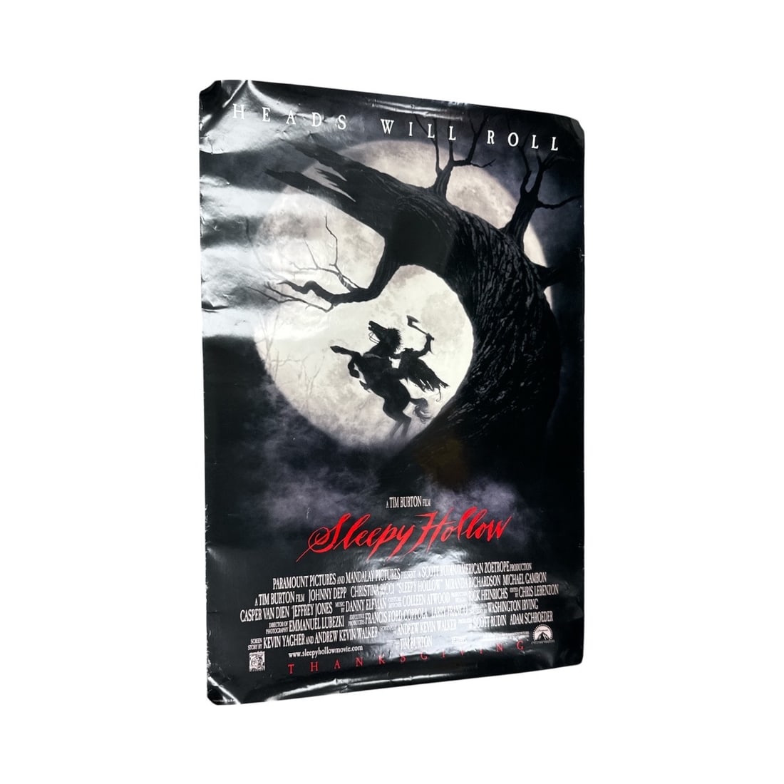 Buy Sleepy Hollow Movie Posters "heads Will Roll" | Williamson Auction ...