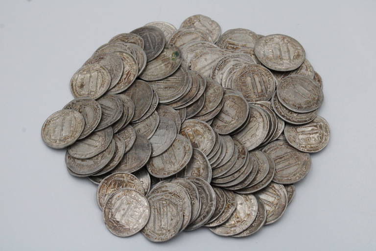 A Set Of 100 Silver Coins From The Abbasid Islamic Era: This Remarkable ...