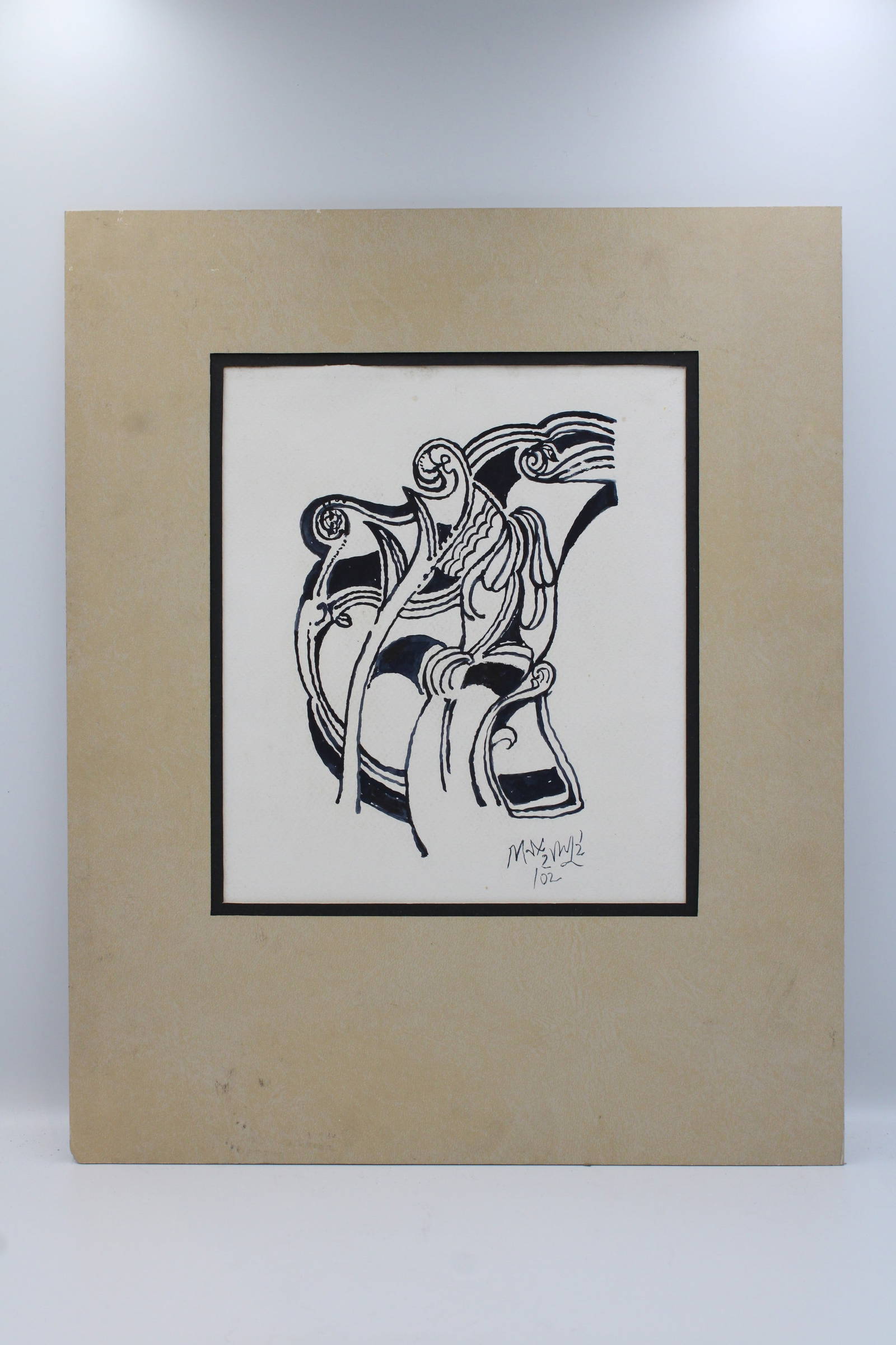 Ganesh Haloi Artwork: Intriguing Mixed Media On Paper By Renowned ...