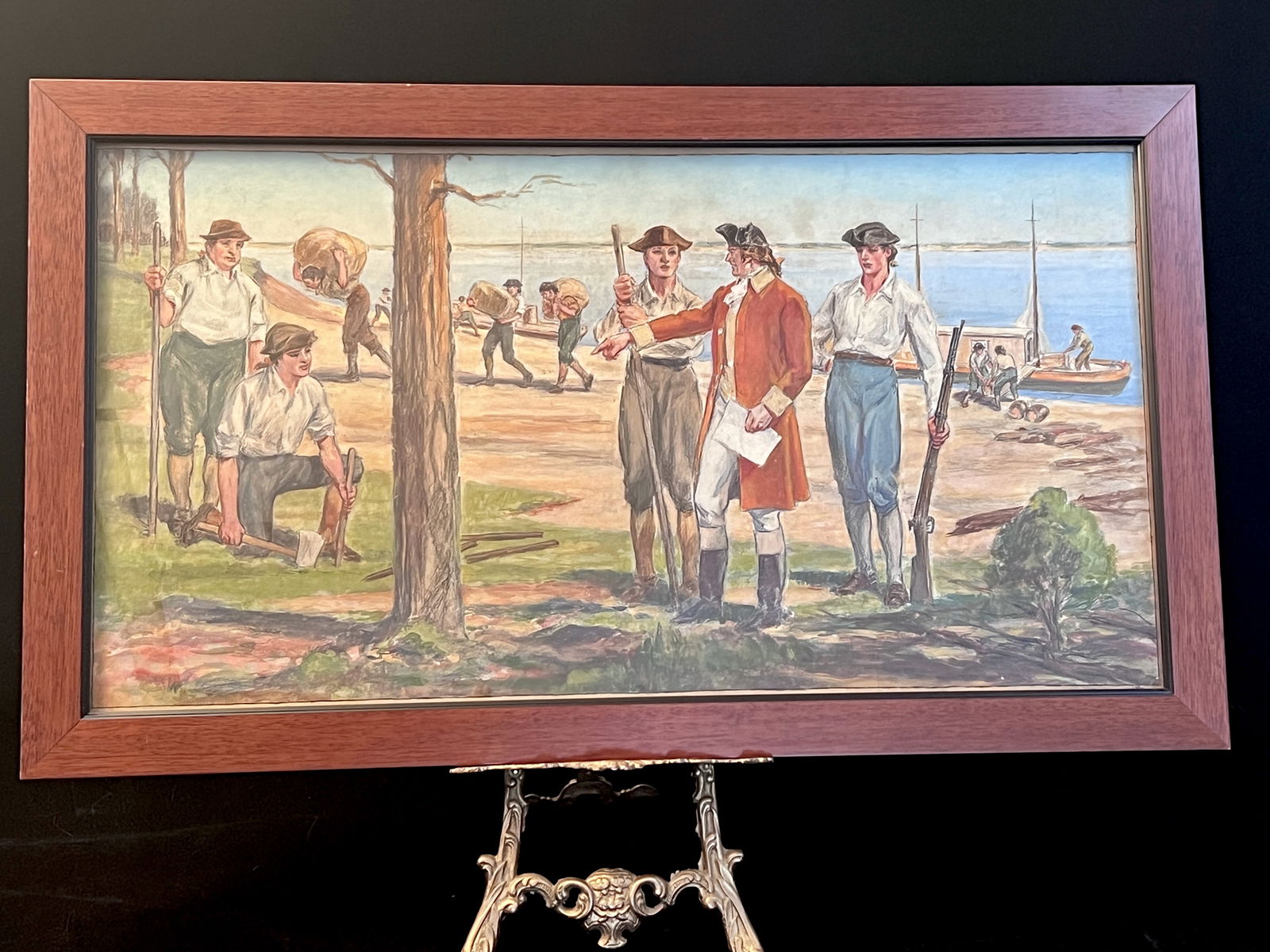 Albert Reid Original Historical Illustration / Painting Of Troop ...