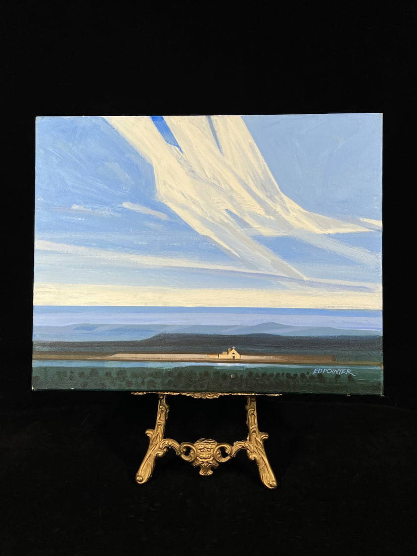 Adobe Sky’ Original Painting By Ed Pointer American (1932-2021) Auction