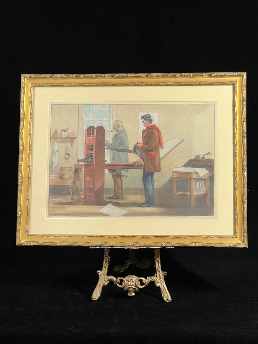 Buy Albert T Reid Original Watercolor Print Shop By Kansas Artist ...