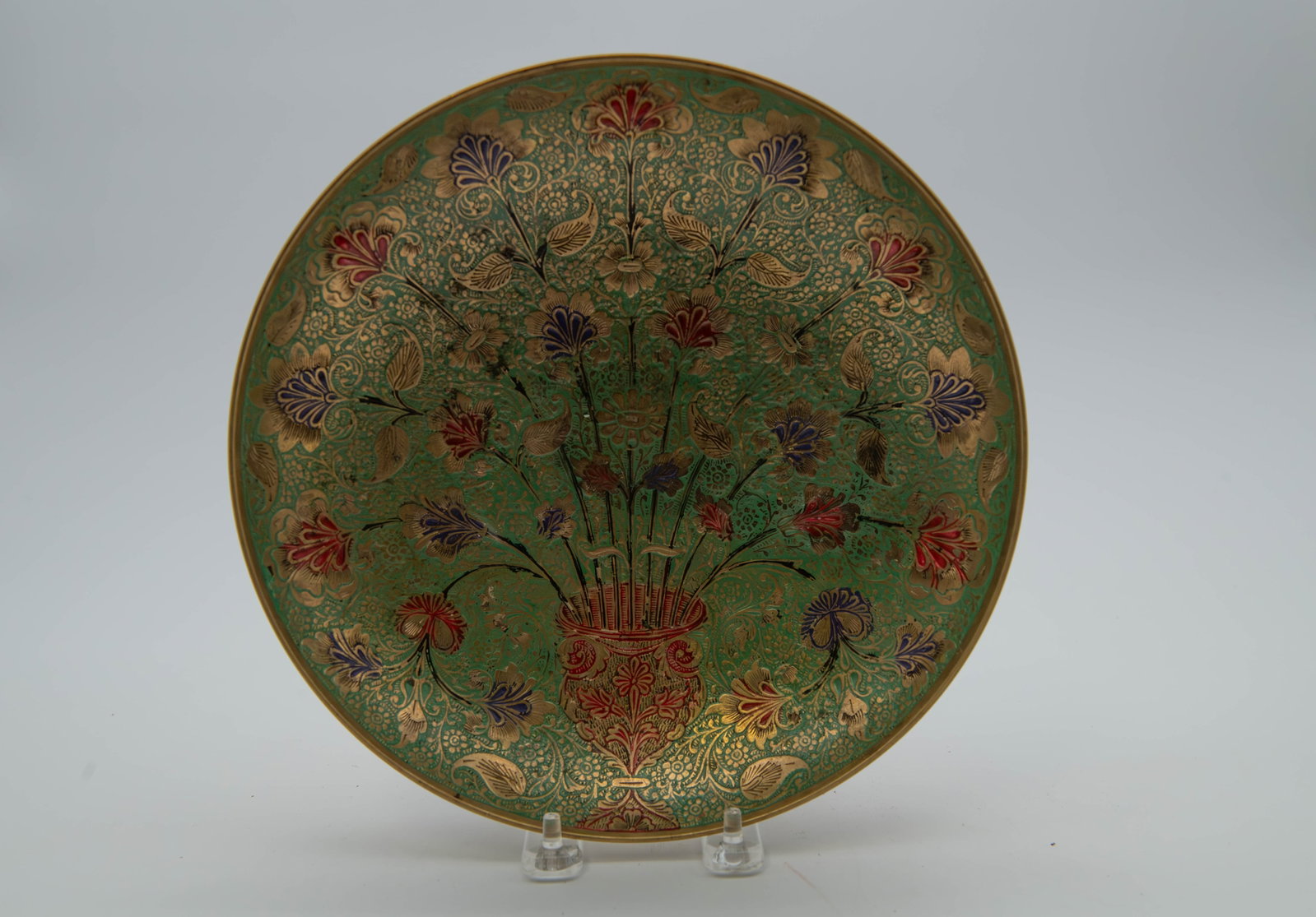Lot Of 3 Various Floral & Symbolic Patterns Decorative Chinese Enamel ...