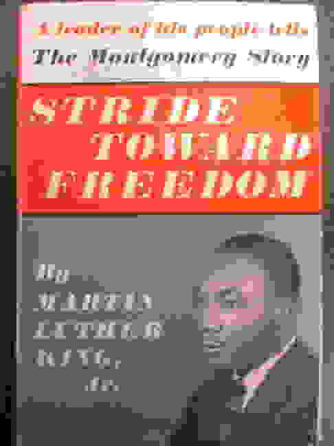Martin Luther King Jr Signed Book "stride Towards Freedom" Auction
