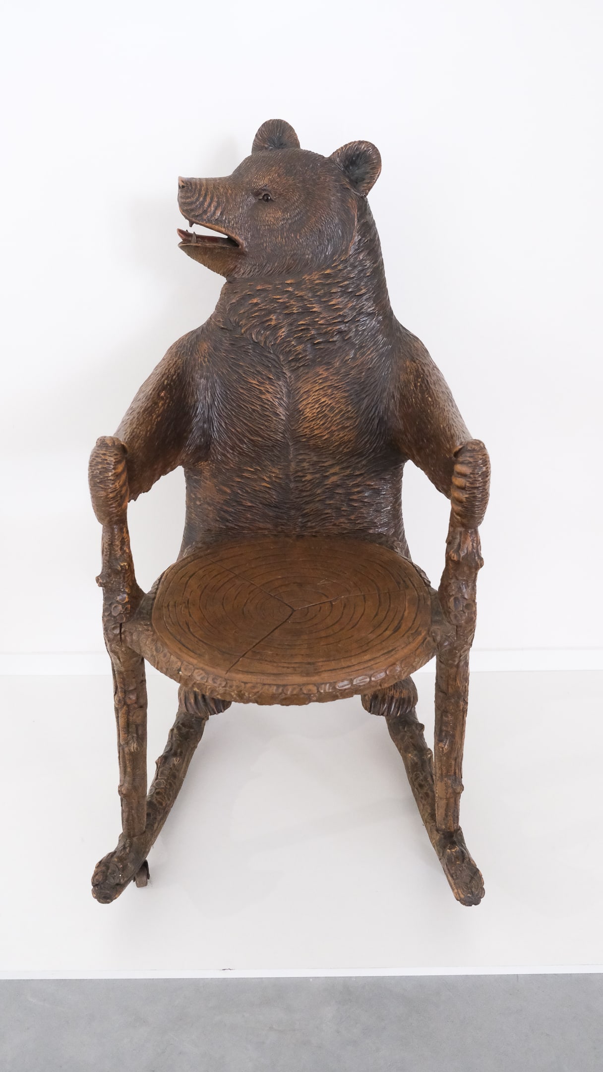 A Black Forest Bear Rocking Chair Auction