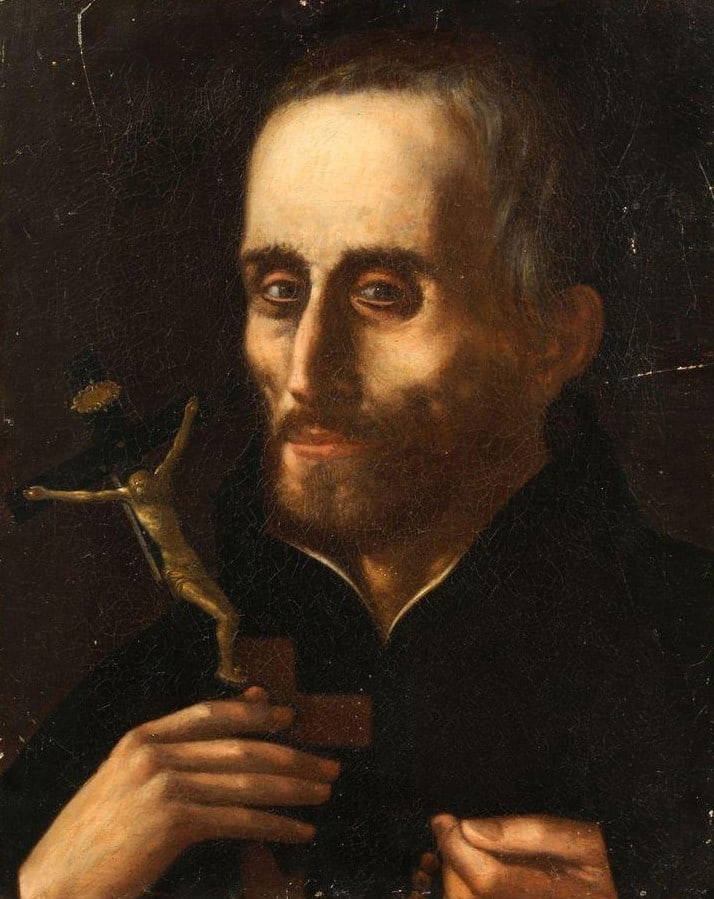 19th Century Portrait Of St Ignatius Of Loyola Auction