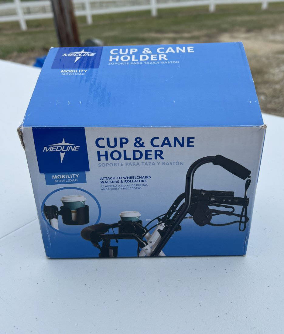 Medline Cup And Cane Holder New In Box Auction