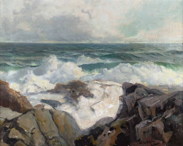 Frederick Judd Waugh (1861-1940), Incoming Tide, 16 x 20 (#0076) on Sep ...