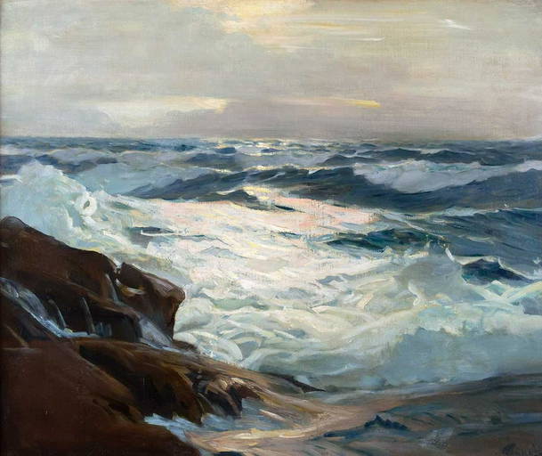 Frederick Judd Waugh (1861-1940), Gray Weather, 25 x 30 (#0082) on Sep ...