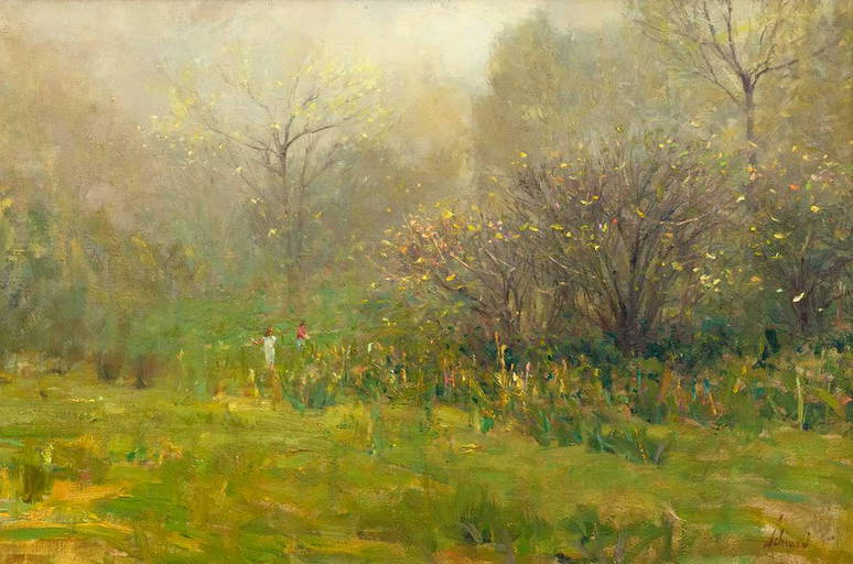 Richard Schmid (1934â€“ 2021), Spring Morning (#0207) on Sep 17, 2022 ...