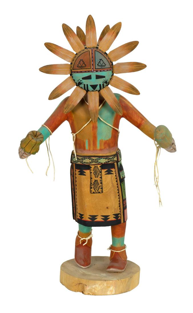George And Mae Hunch Sun-dancer Kachina Auction
