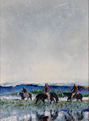 Earl Biss (1947 1998), Three Riders