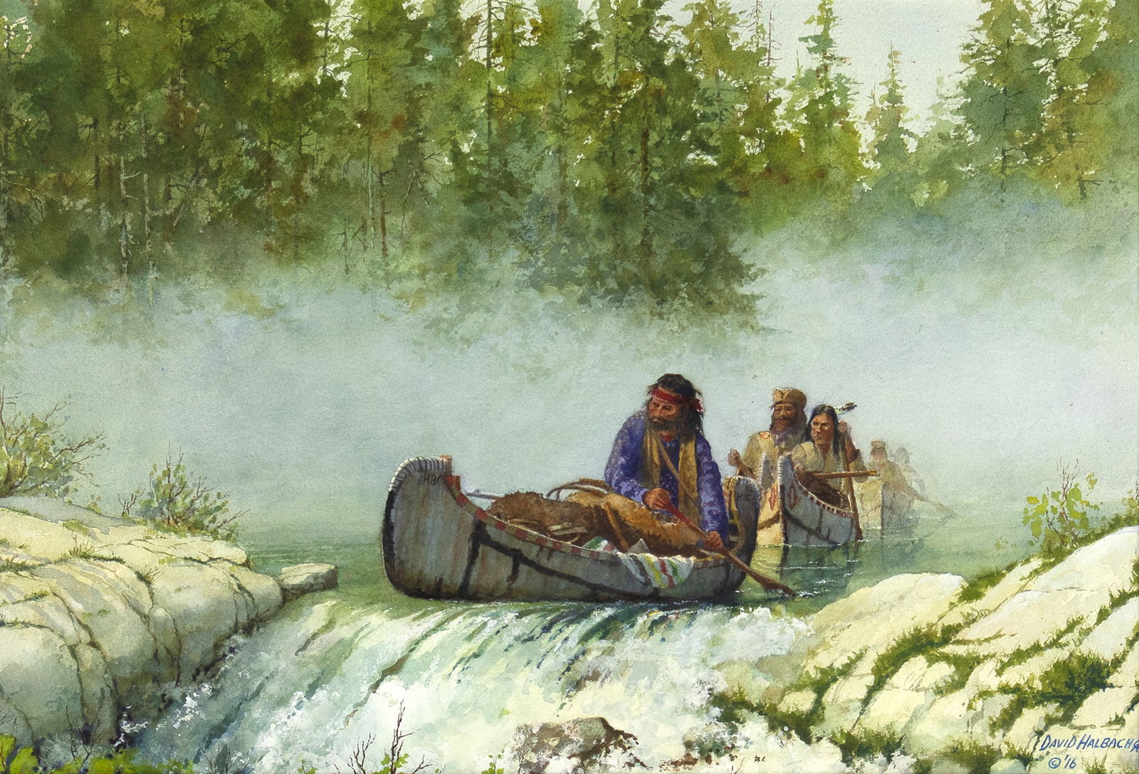 David Halbach (1931-2022), Hbc In Search Of Beaver Auction