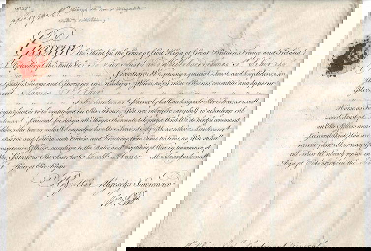 History George Iii (1738 1820) Document Signed