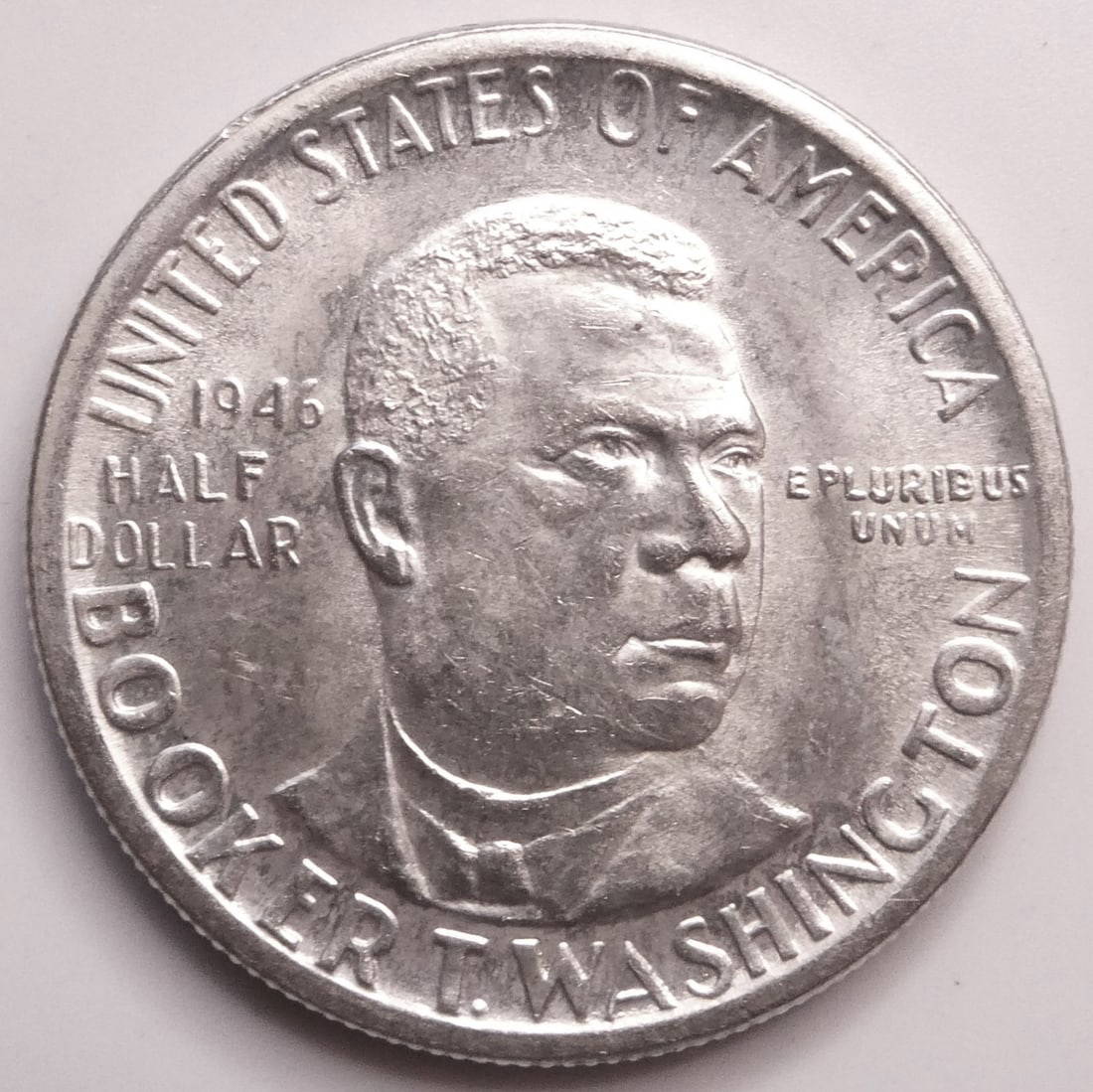 1/2 Dollar 1946 Usa From Slave Cabin To Hall Of Fame Silver Coin Auction