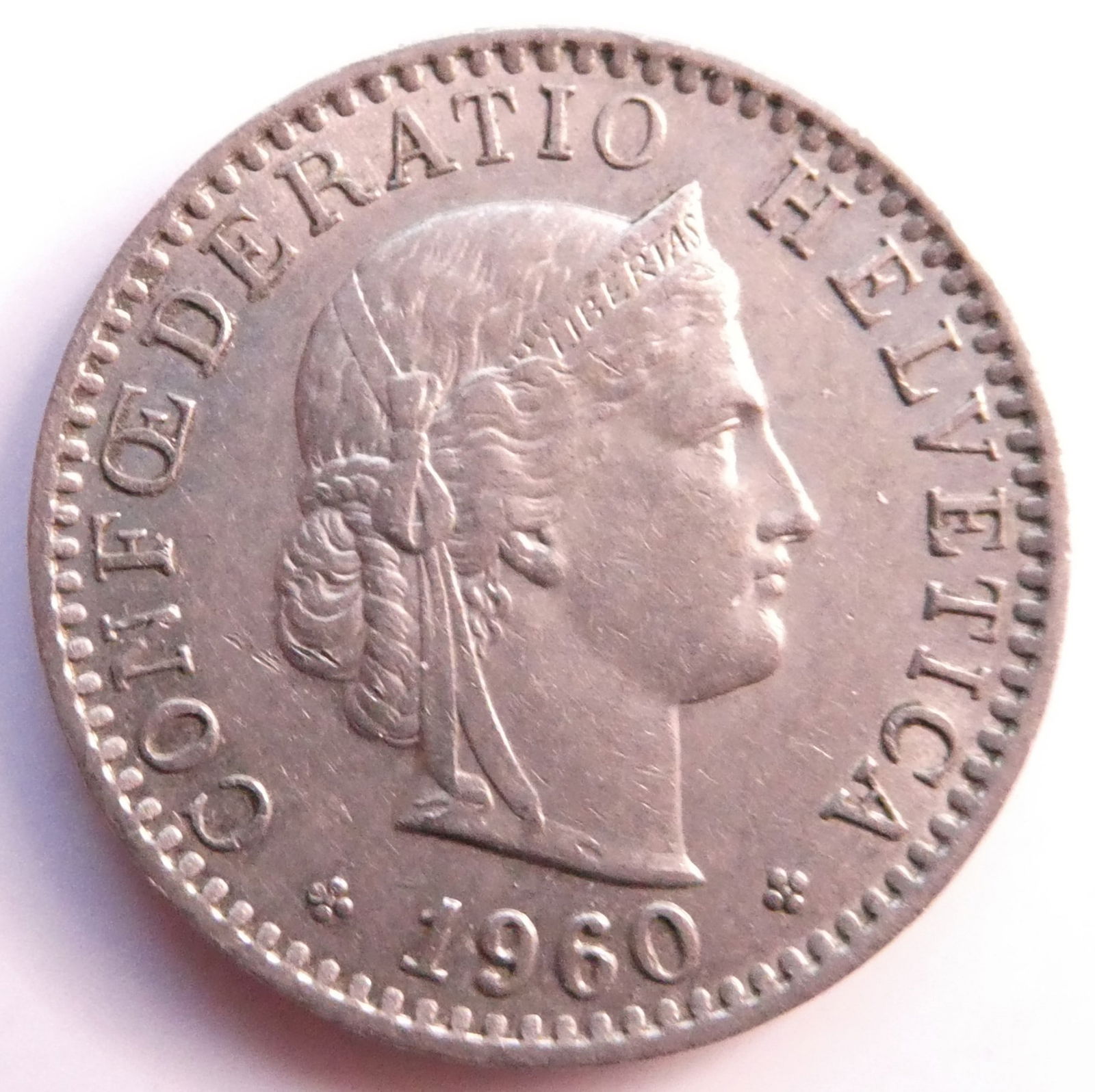 Helvetica 1960 20 Rappen Auction