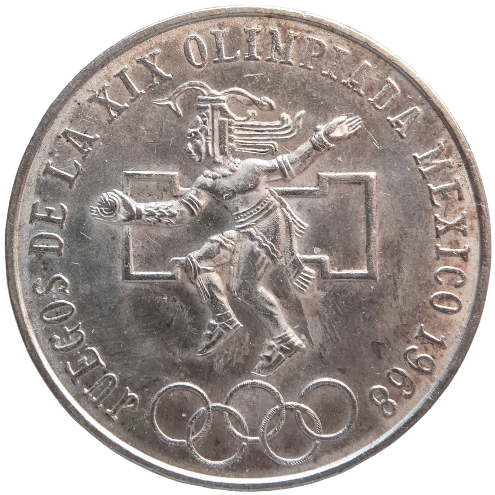 Mexico 25 Pesos, 1968 1968 Summer Olympics, Mexico City Silver Coin Auction