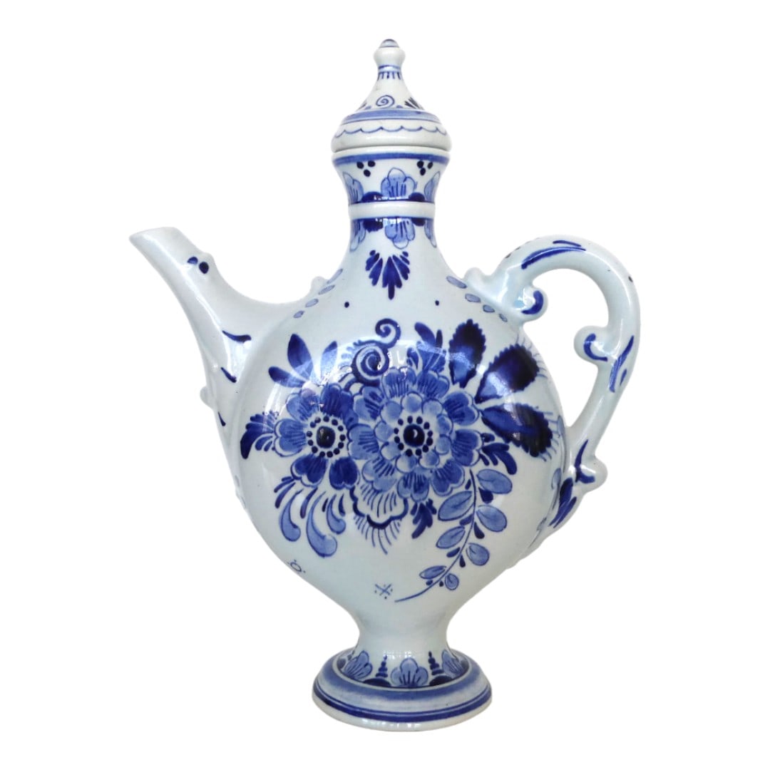 Delft Jug Blue And White Porcelain Number 5187 Auction