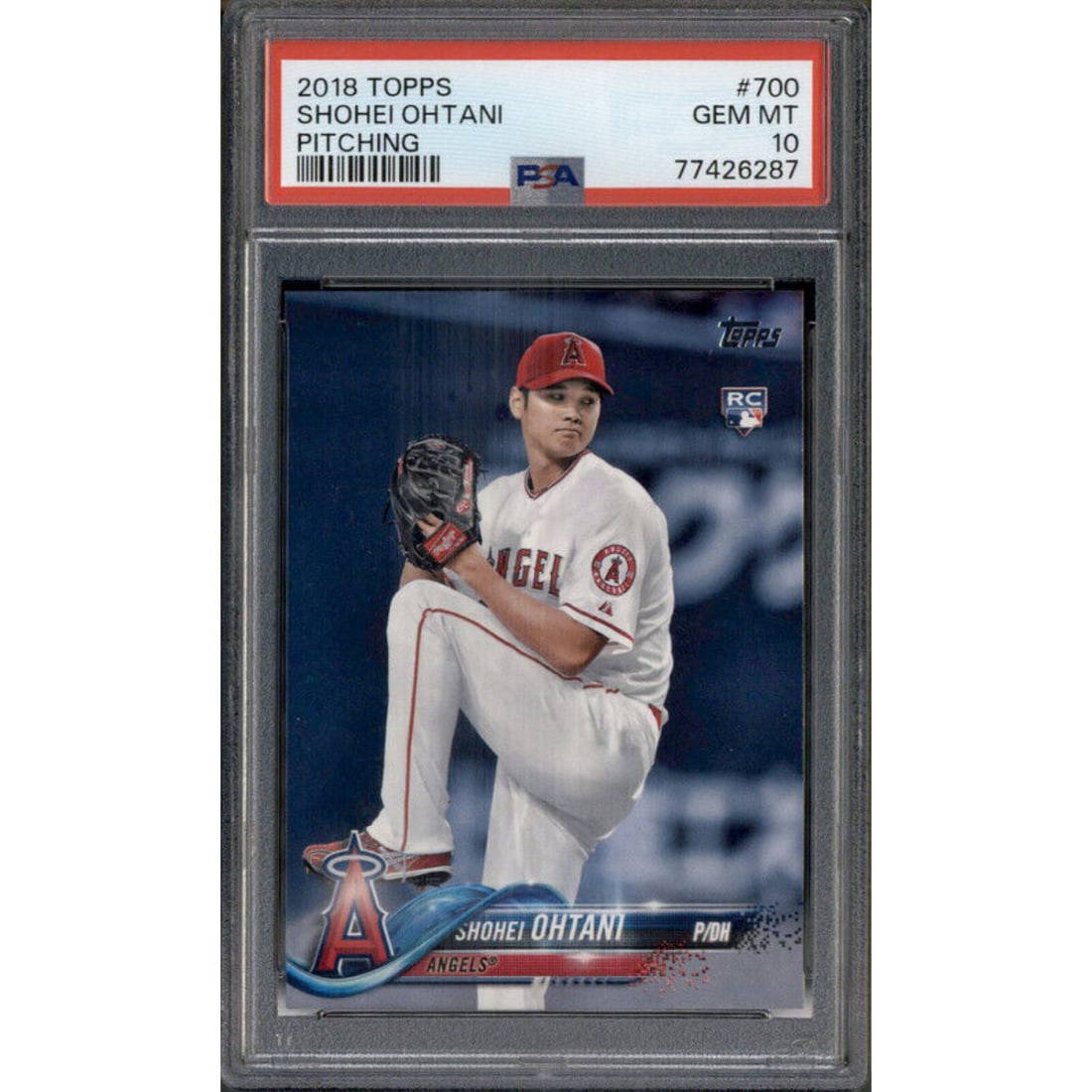 2018 Topps Shohei Ohtani Rookie Card #700 Pitching (psa 10) Auction