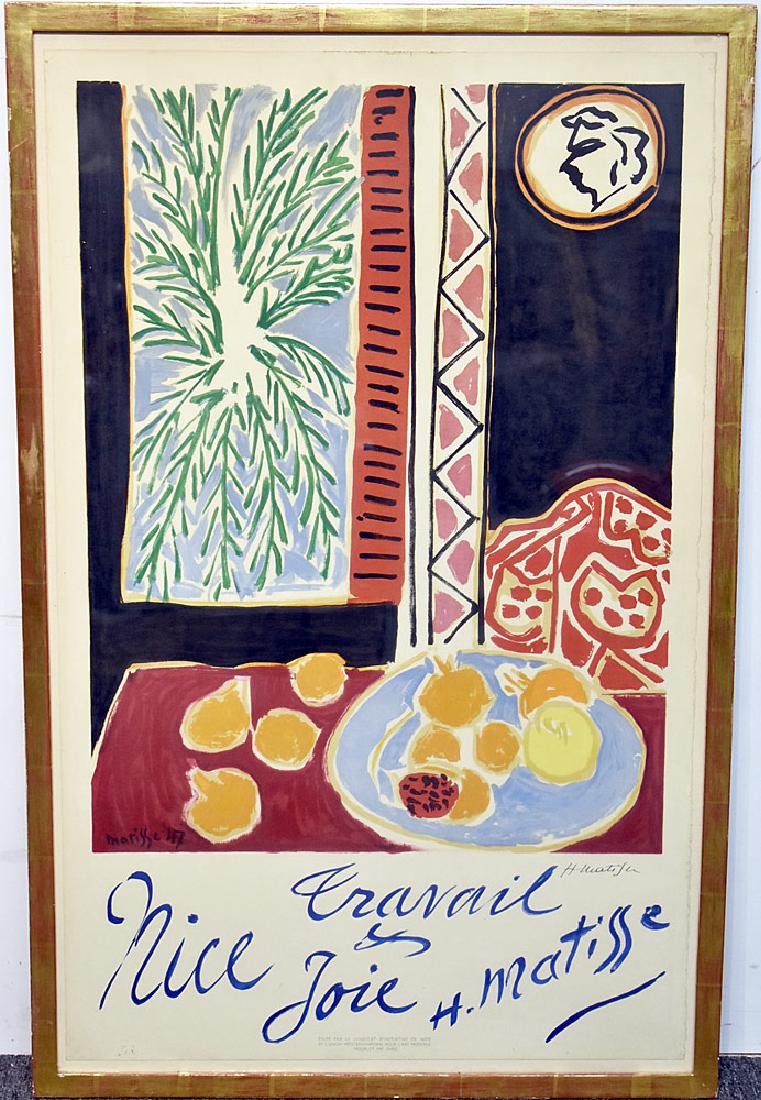 Henri Matisse Signed Lithograph