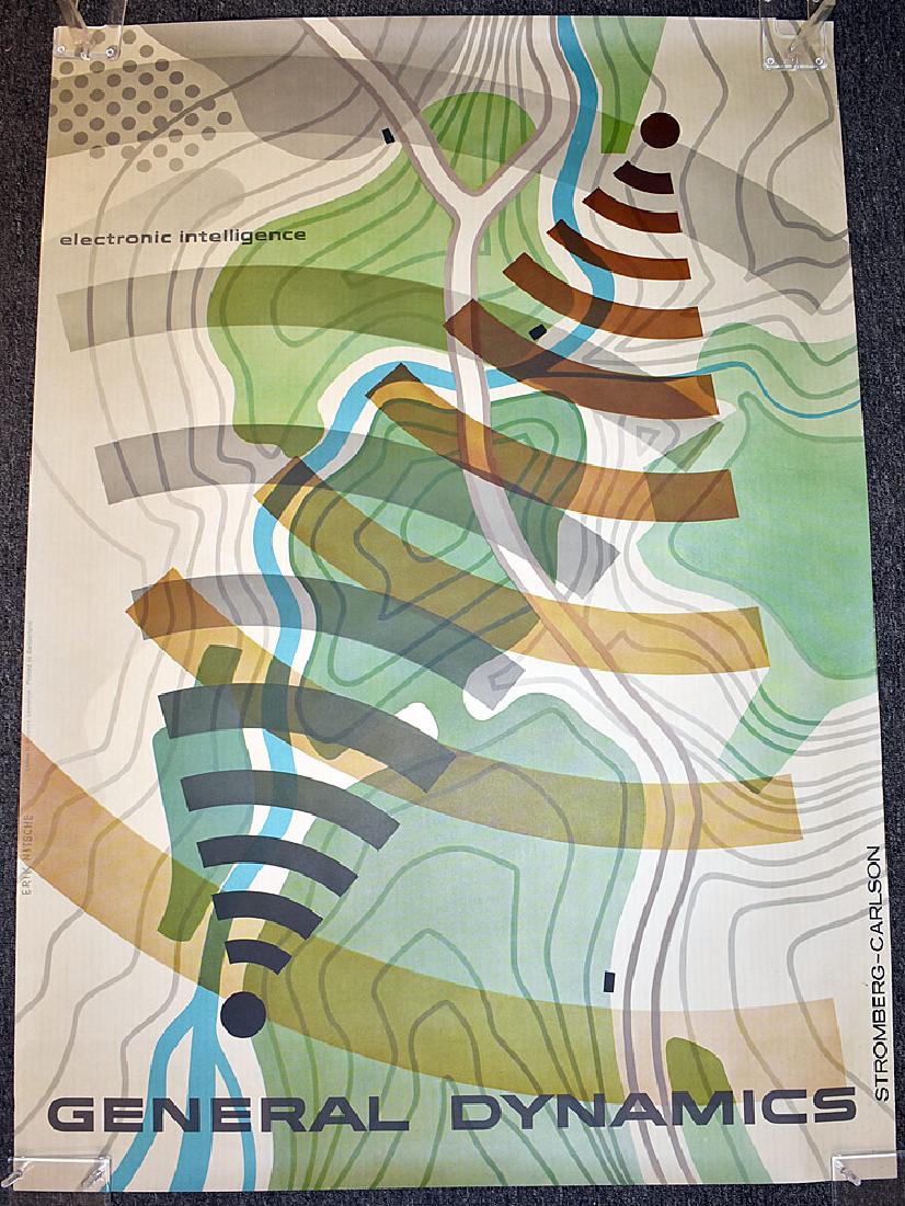 Erik Nitsche General Dynamics Poster, Intelligence