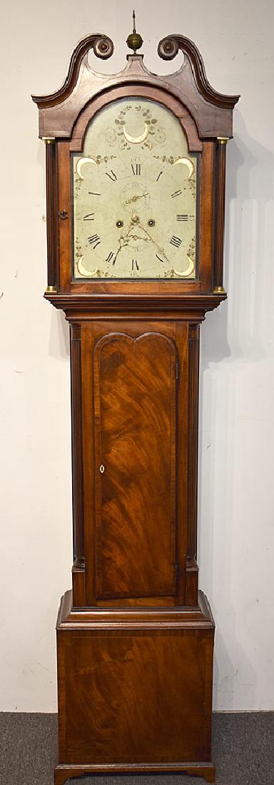 19th C. English Tall Case Clock